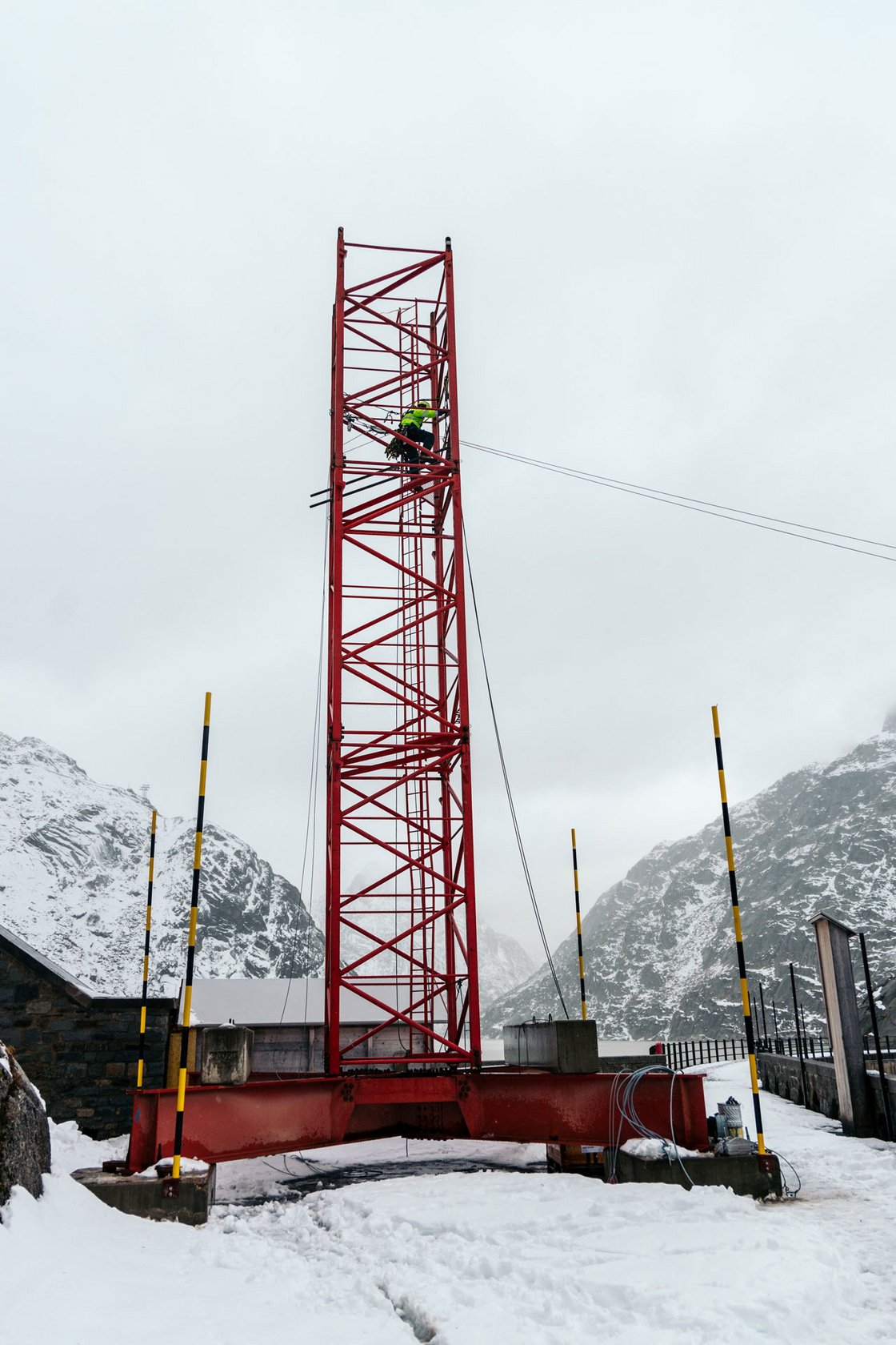 Replacement dam Spitallamm: Jakob rope works at the Grimselpass: Jakob ...