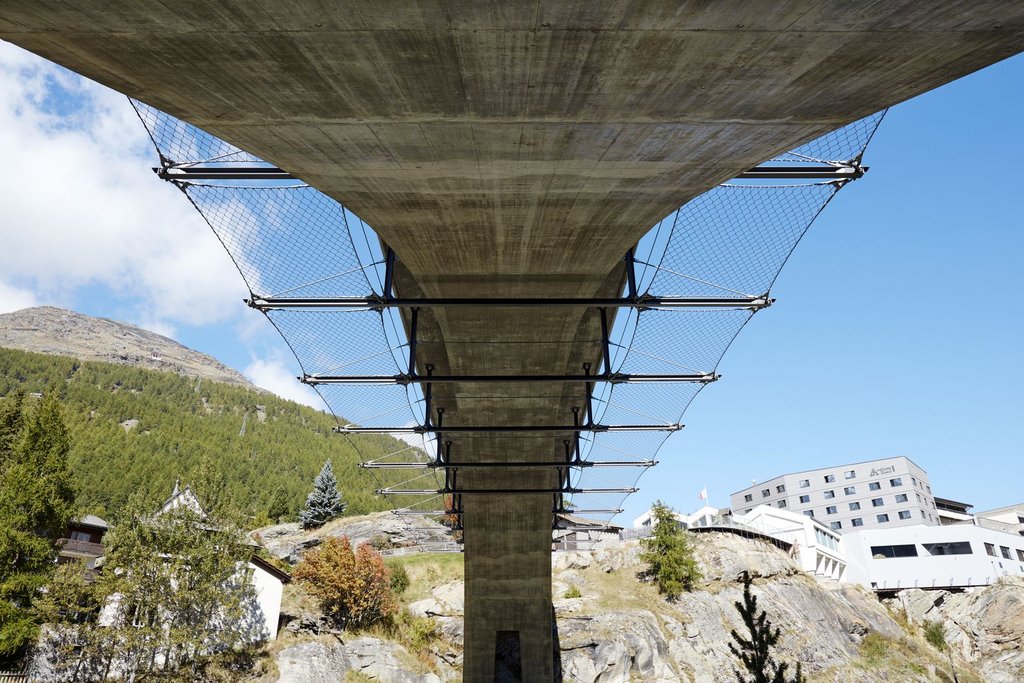 Saas-Fee Panorama Bridge: Bridge Safety in the Alps: Jakob Rope Systems