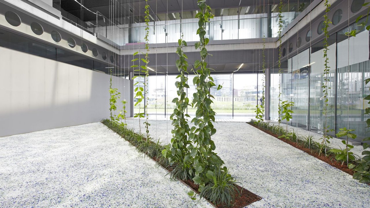 Green courtyards with climbing structures: Jakob Rope Systems